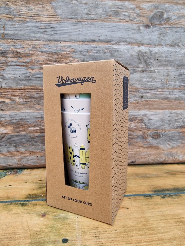 Volkswagen VW T1 Camper Bus Explore more Set of 4 RPET Picnic Cups ...